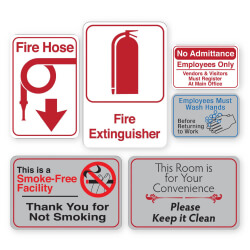High-Quality Facility Signs for Safe and Organized Workspaces | UCanPack