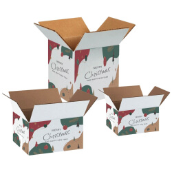 Pre Printed Holiday Shipping Boxes | UCanPack