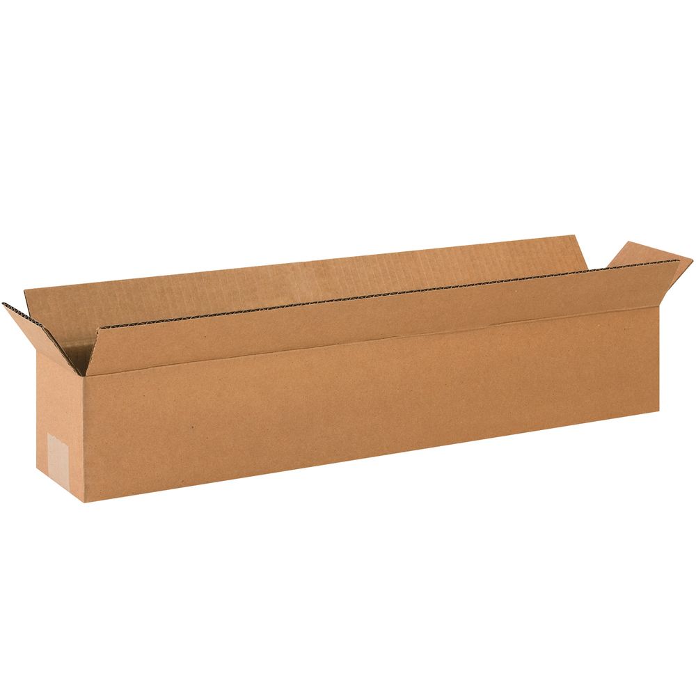 24 x 4 x 4" Long Corrugated Boxes