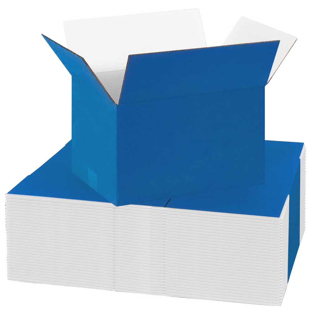Blue Shipping Box - 12x6x6 | Custom Packaging Supplies