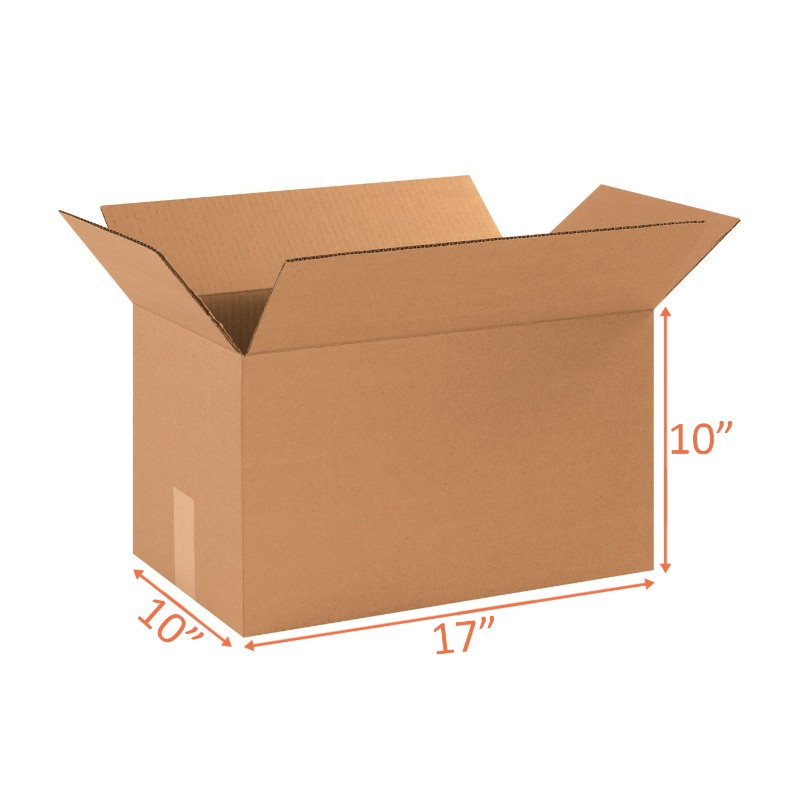 Shipping Box - 17 x 10 x 10" | Corrugated Cardboard Boxes