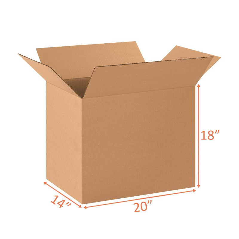 Shipping Box - 20 x 14 x 18" | Corrugated Cardboard Boxes