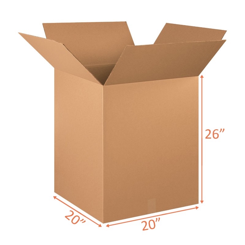 Shipping Box - 20 x 20 x 26" | Corrugated Cardboard Boxes