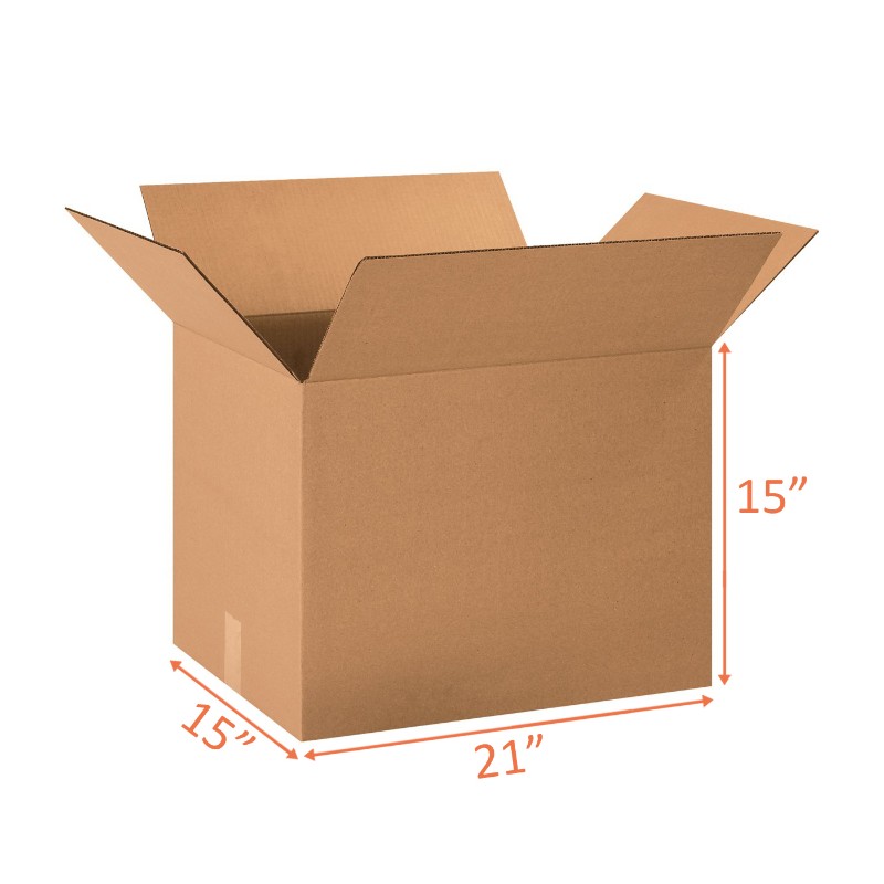 Shipping Box - 21 x 15 x 15" | Corrugated Cardboard Boxes