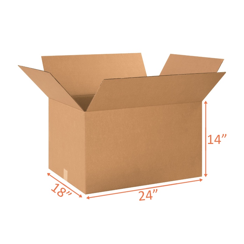 Shipping Box - 24 x 18 x 14" | Corrugated Cardboard Boxes