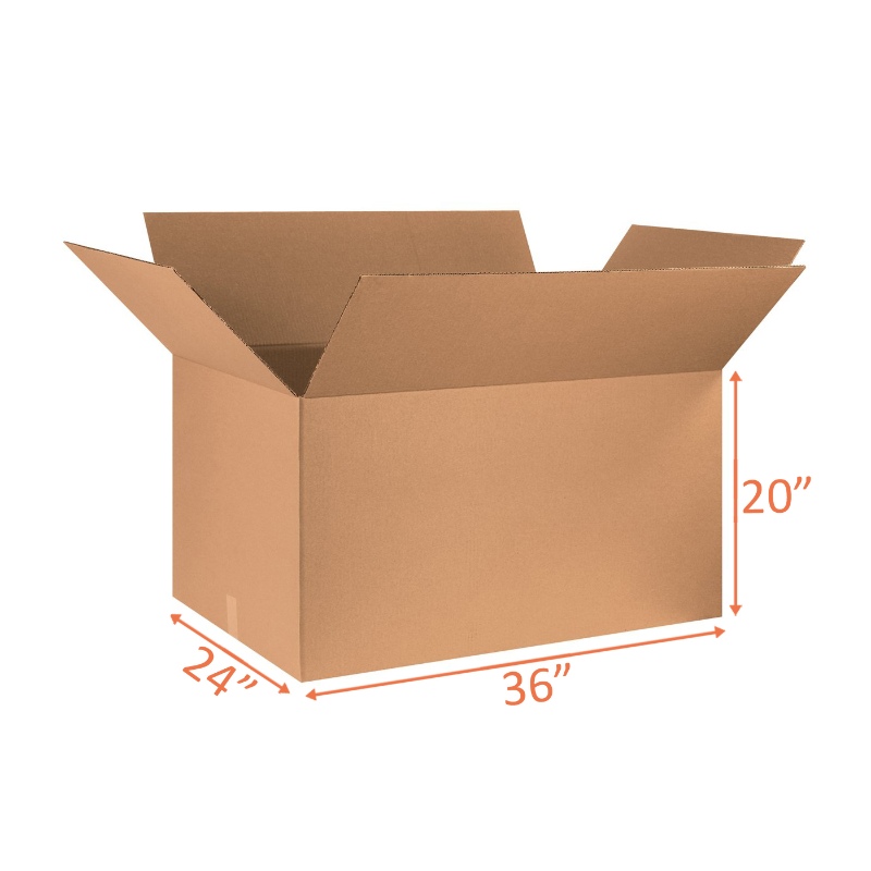 Shipping Box - 36 x 24 x 20" | Corrugated Cardboard Boxes
