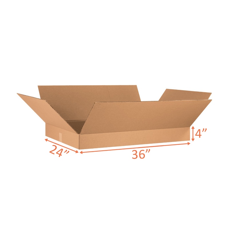Shipping Box - 36 x 24 x 4" | Corrugated Cardboard Boxes