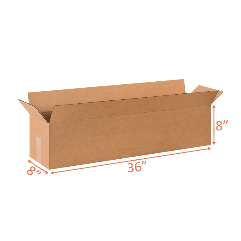Shipping Box - 36 x 8 x 8" | Corrugated Cardboard Boxes
