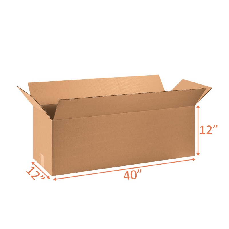 Shipping Box - 40 x 12 x 12" | Corrugated Cardboard Boxes