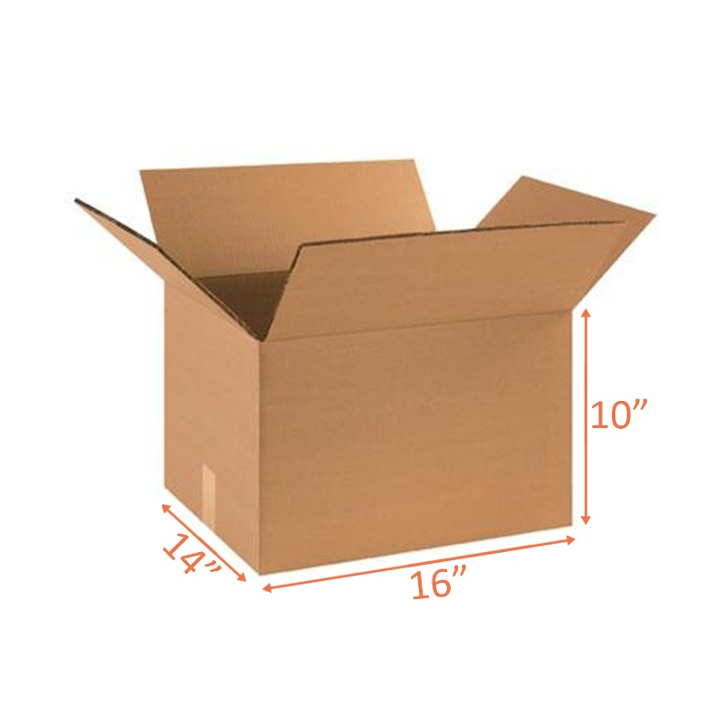 Shipping Box - Double Wall - 16 x 14 x 10" | 48ECT Corrugated