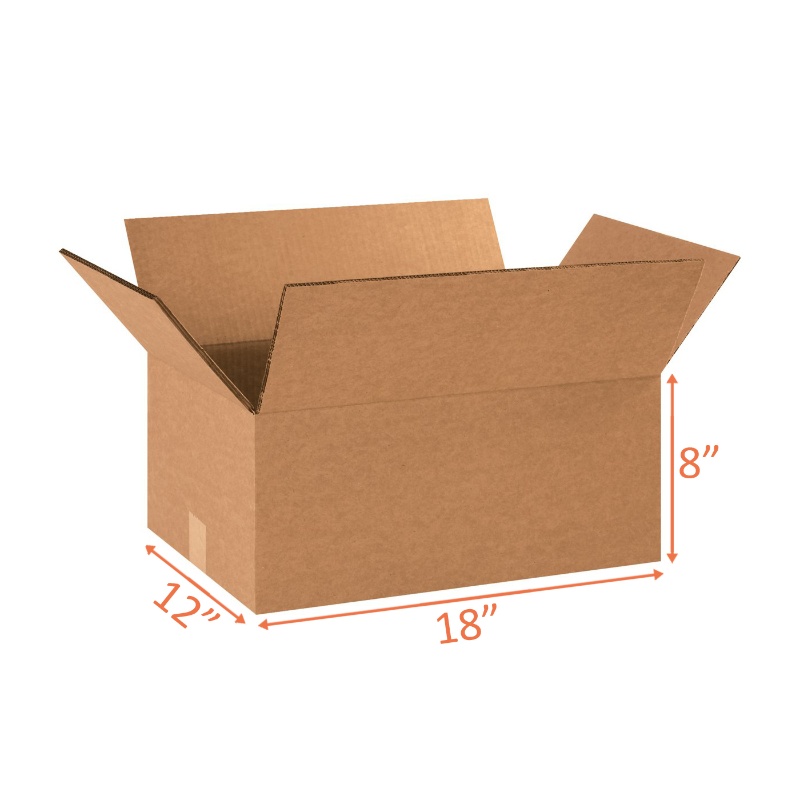 Shipping Box - Double Wall - 18 x 12 x 8" | 48ECT Corrugated