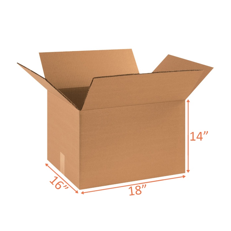 Shipping Box - Double Wall - 18 x 16 x 14" | 48ECT Corrugated