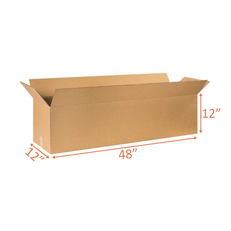 Shipping Box - Double Wall - 48 x 12 x 12" | 48ECT Corrugated