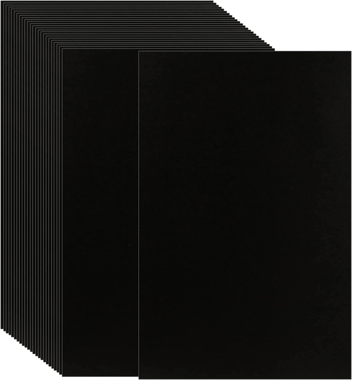 All Black Cardboard Sheet | Corrugated Cardboard 16x9