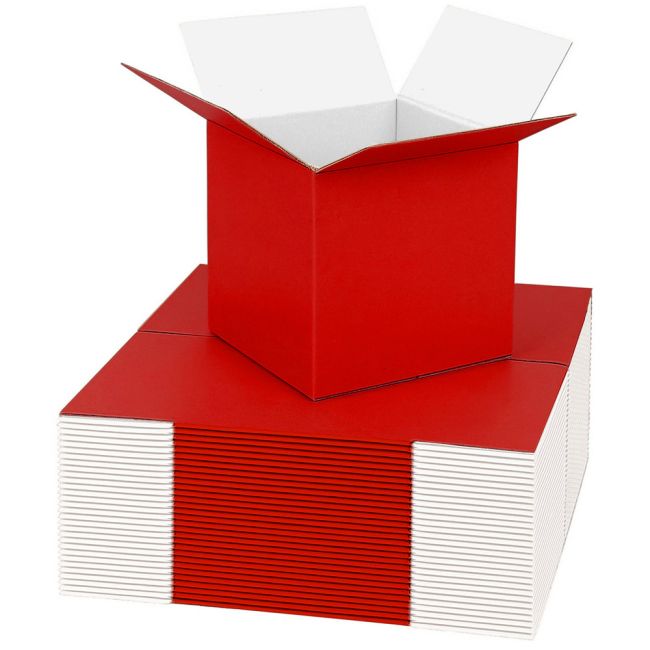 red color square box