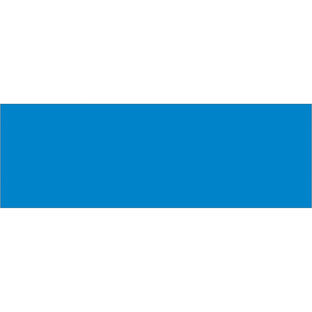 3 x 9" Light Blue Inventory Rectangle Labels