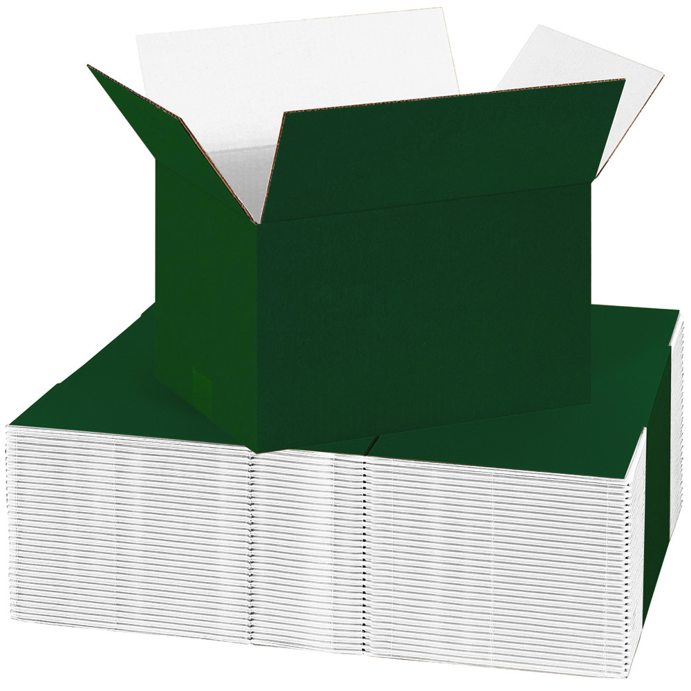Green Shipping Box - 6x4x4 | Green Corrugated Box