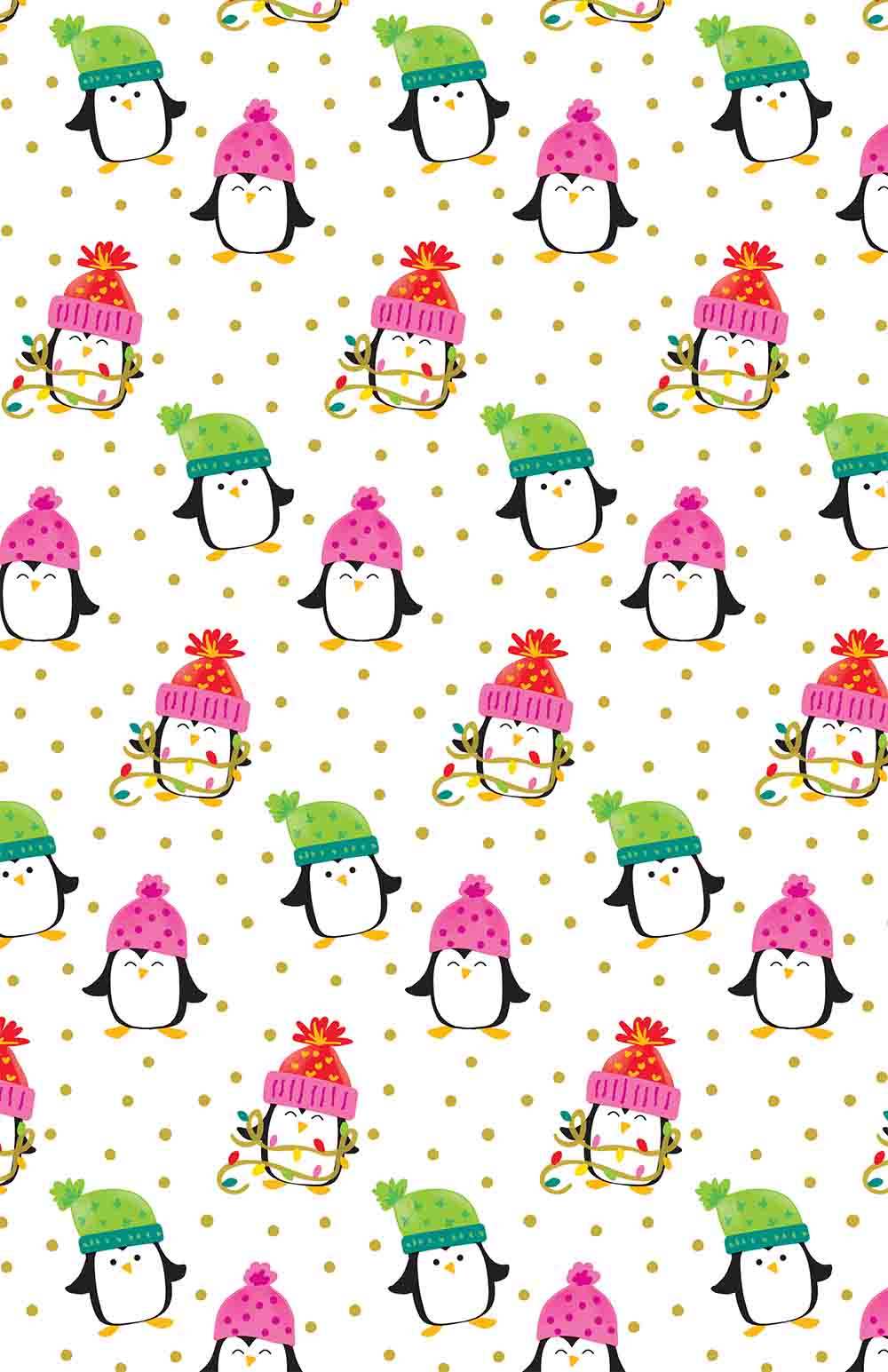 Penguins Gift Wrapping Paper 30