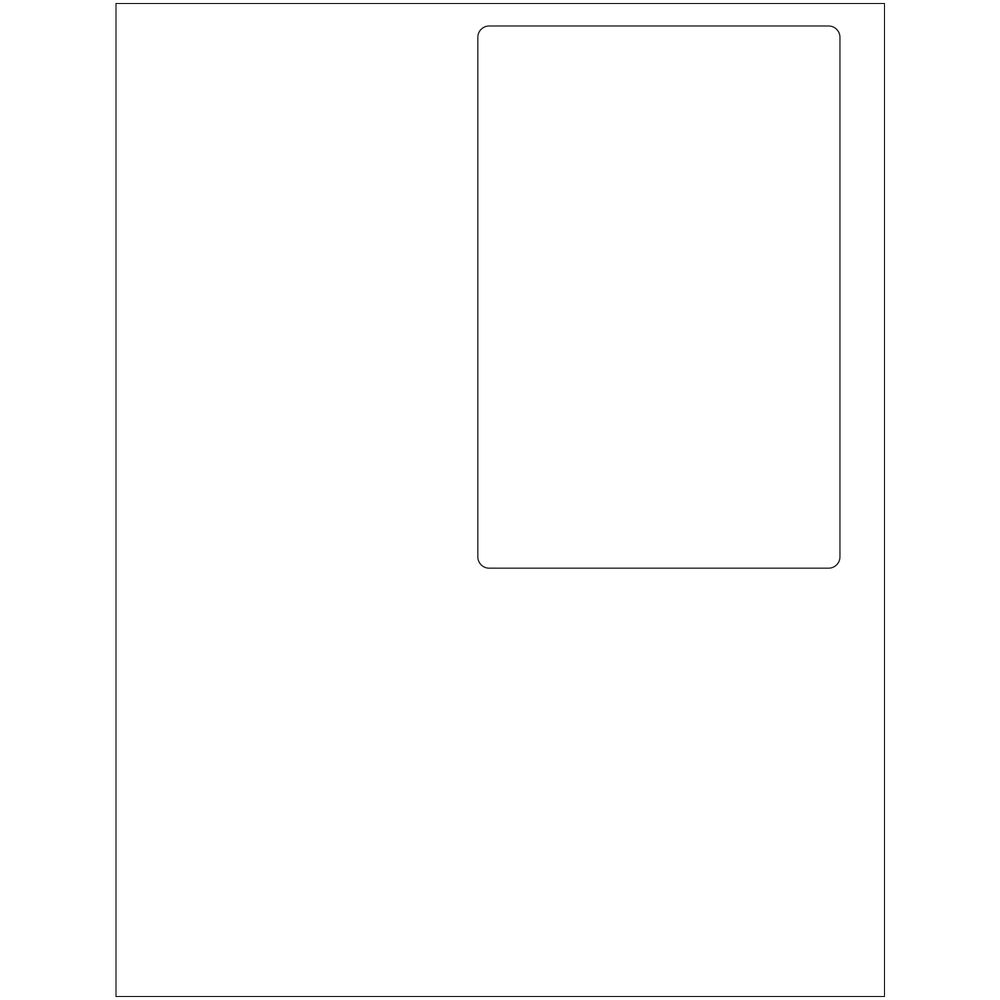 4 x 6” Label Size Integrated Labels
