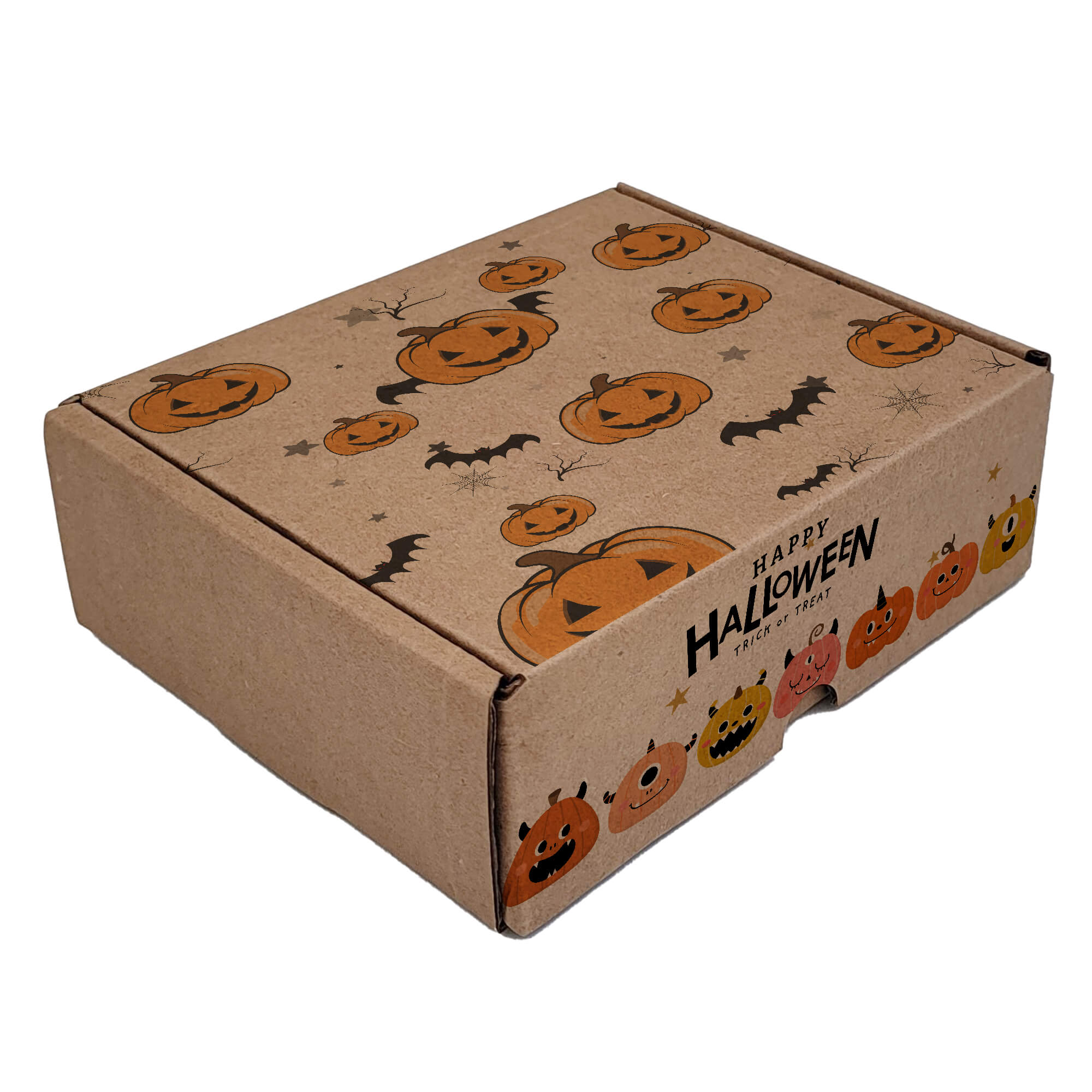 Halloween Pre-printed Mailer Box | Holiday Gift Box - 10 x 4 x 2"