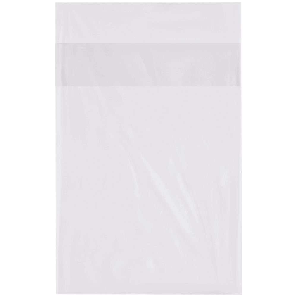 10 x 15" - 2 Mil Flap Lock Poly Bags