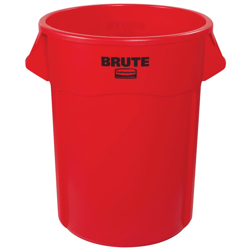 Rubbermaid® Brute® Trash Can - 55 Gallon, Red