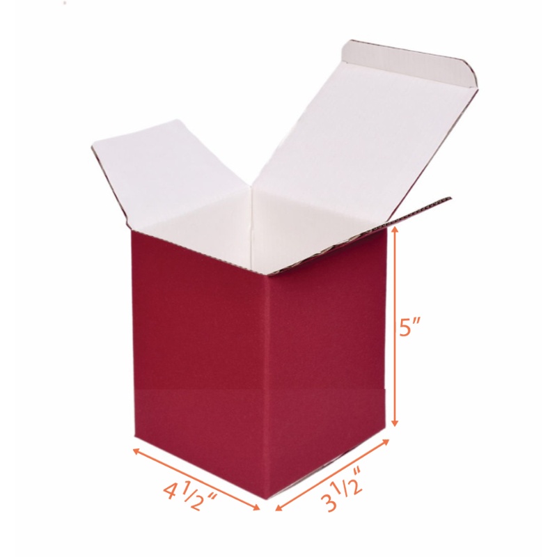 Red Product Box - 4.5x3.5x5 | Corrugated Box