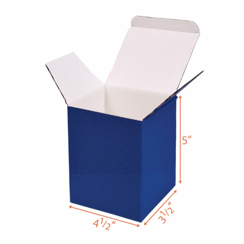 Blue Product Box - 4.5x3.5x5 | Corrugated Box