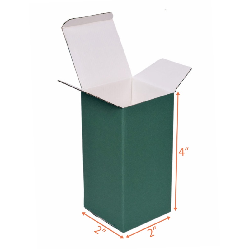 Green Product Box - 2x2x4 | Cardboard Box