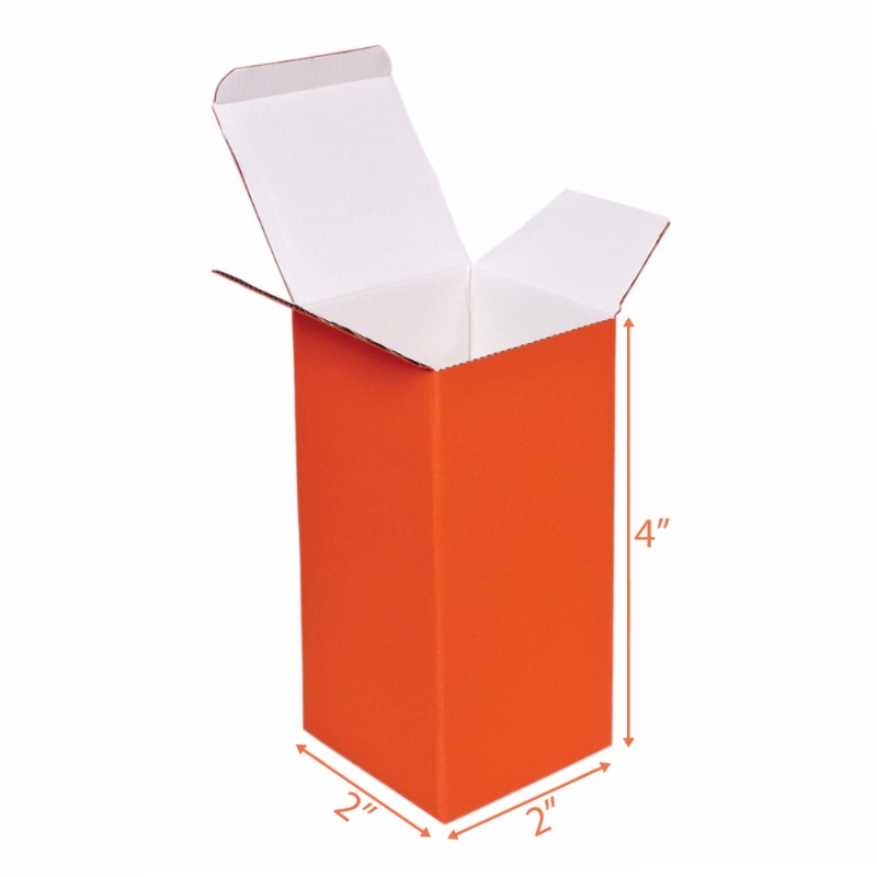 Orange Product Box - 2x2x4 | Cardboard Box