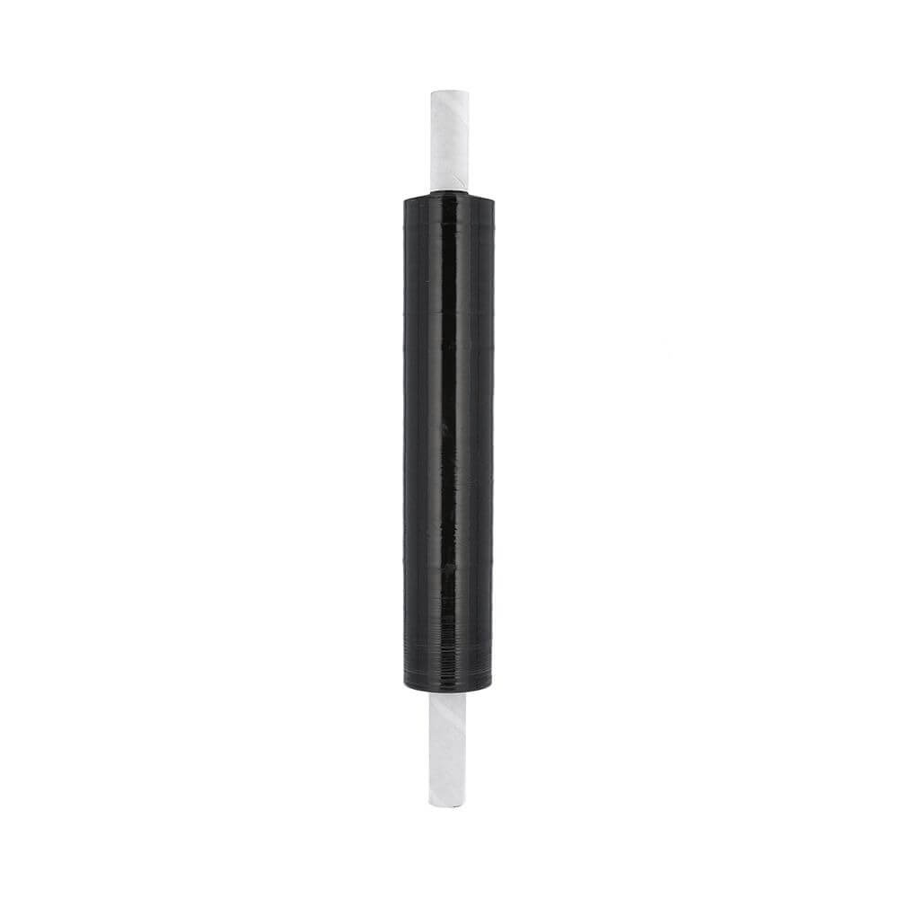 Black Pipe Stretch Wrap, 20" x 1000' x 80 Gauge, 4 rls/cs